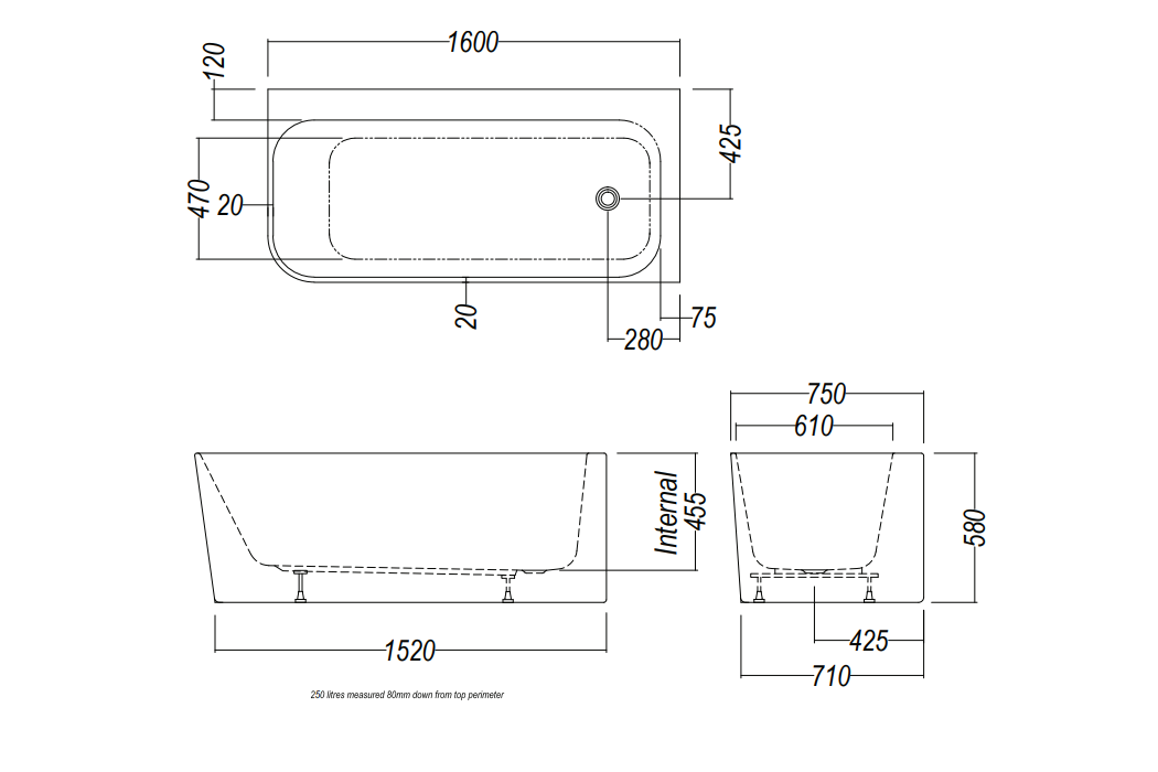 Contro Bath | Baths | Oakleys Bathroom Supplies