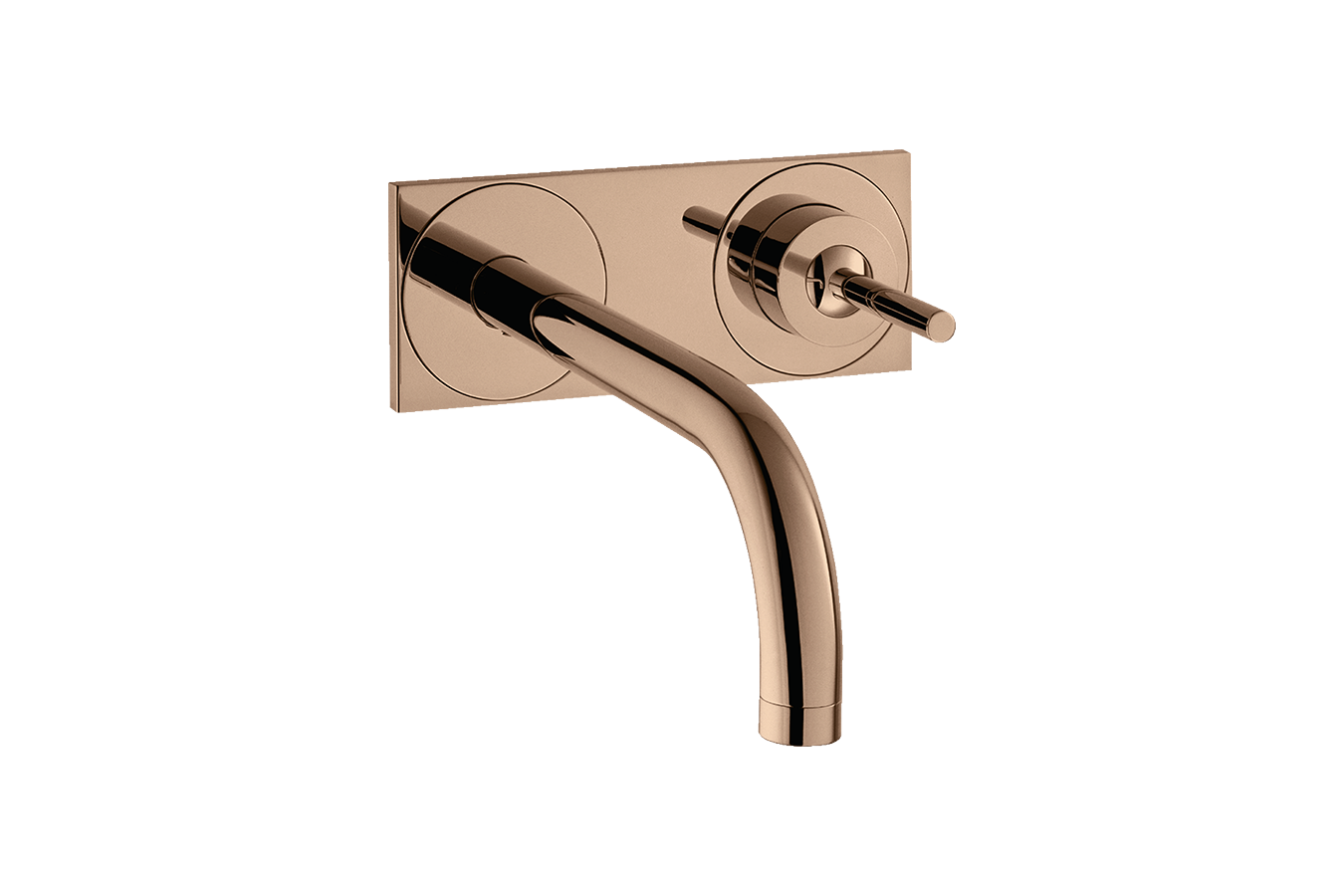 Axor Uno Single Lever Basin Mixer Wall Mounted With Plate | Tapware ...