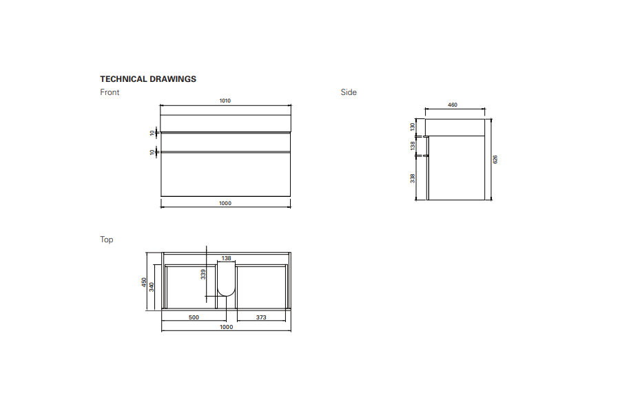 Twenty Wall Hung Vanity | Vanities | Oakleys Bathroom Supplies