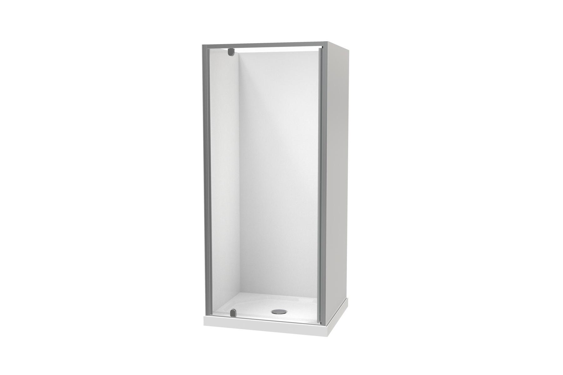 Sierra 3 Sided Pivot Door Acrylic Wall Shower | Showers | Oakleys ...