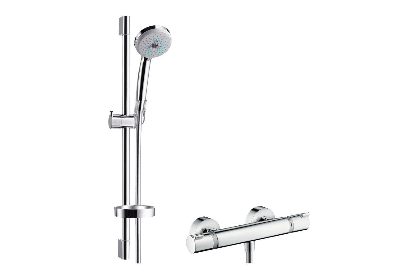 Croma 100 Shower System With Thermostat | Tapware | Oakleys Bathroom ...
