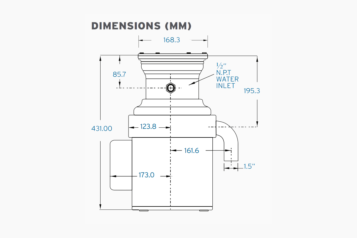 InSinkErator Food Services Waste Disposer | Waste Disposers | Oakleys ...