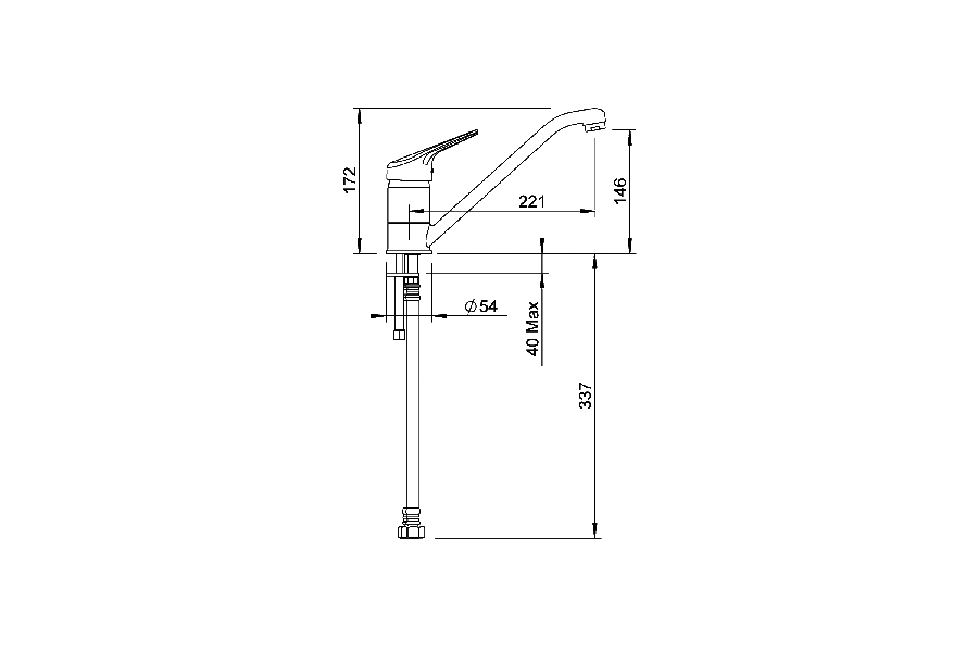 Centique Sink Mixer | Sink Mixers | Oakleys Bathroom Supplies