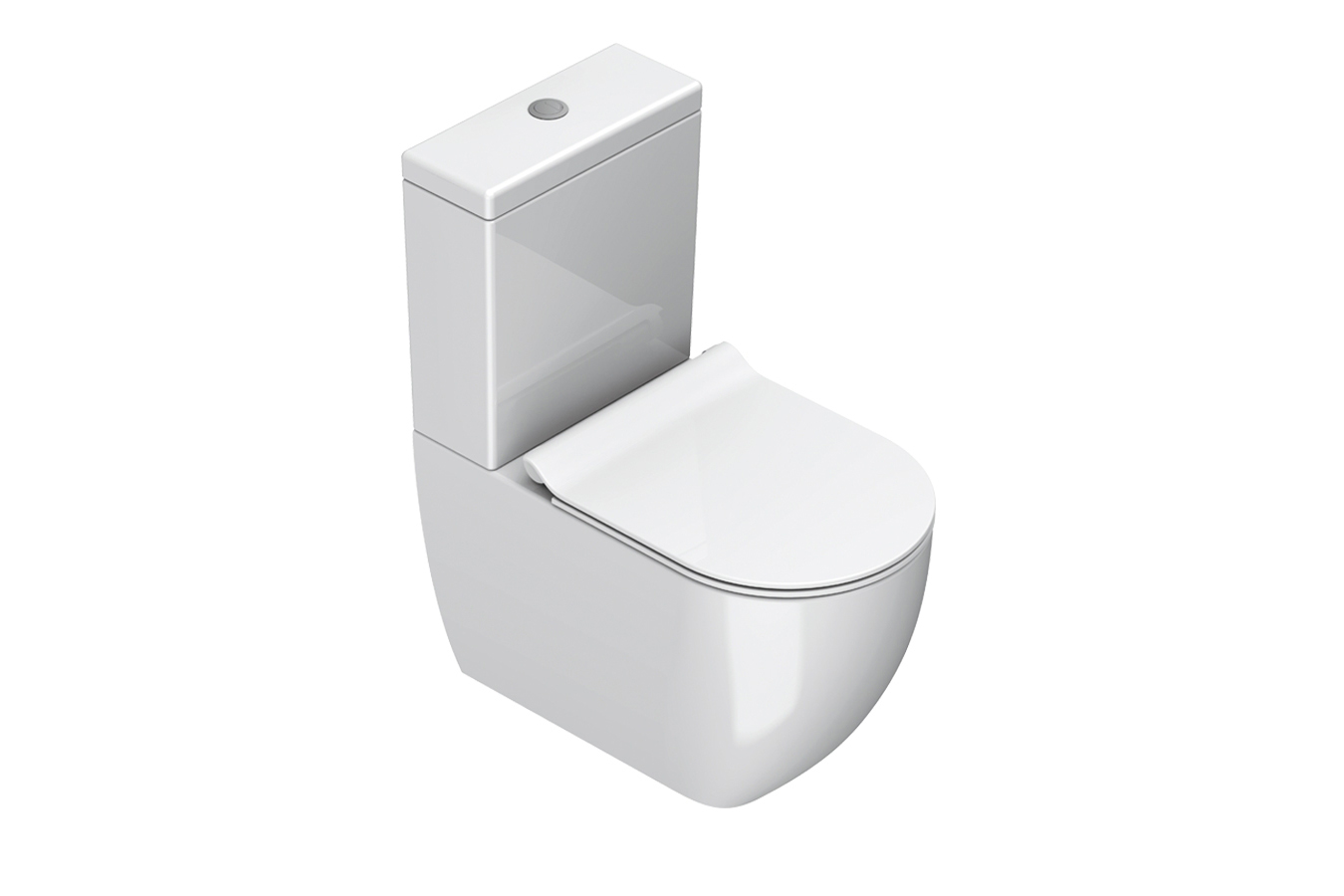 Sfera 63 Rimless Back To Wall Toilet Suite White | Toilets | Oakleys ...