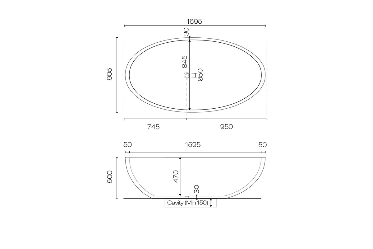 Intra Freestanding Bath | Baths | Oakleys Bathroom Supplies