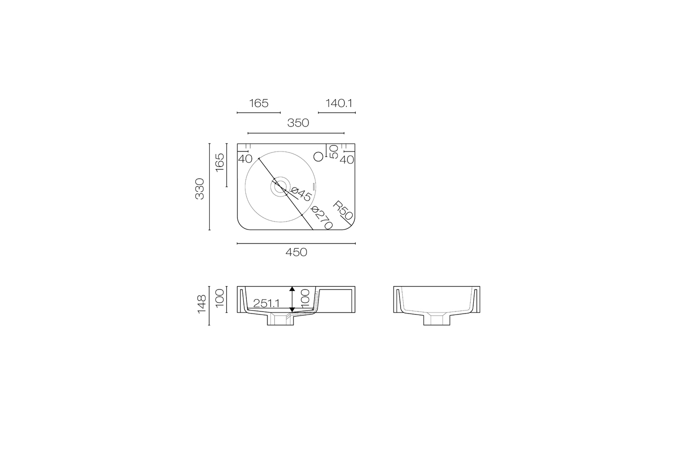 Cirque Basin | Basins | Oakleys Bathroom Supplies