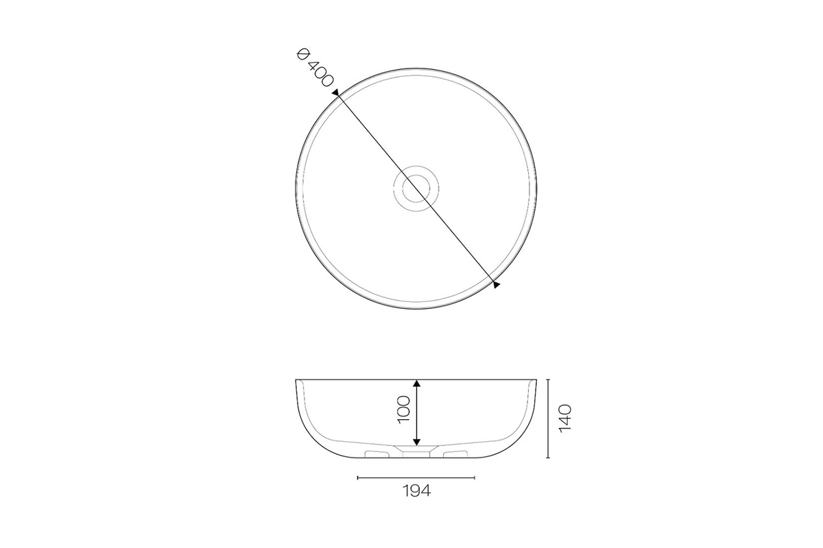 Marmo Round Vessel Basin | Basins | Oakleys Bathroom Supplies