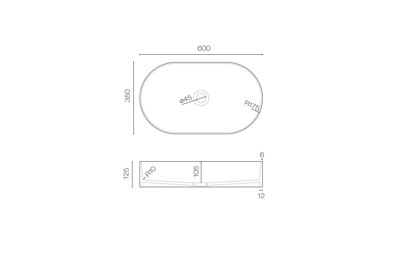 Super-Thin Vessel Basin | Basins | Oakleys Bathroom Supplies