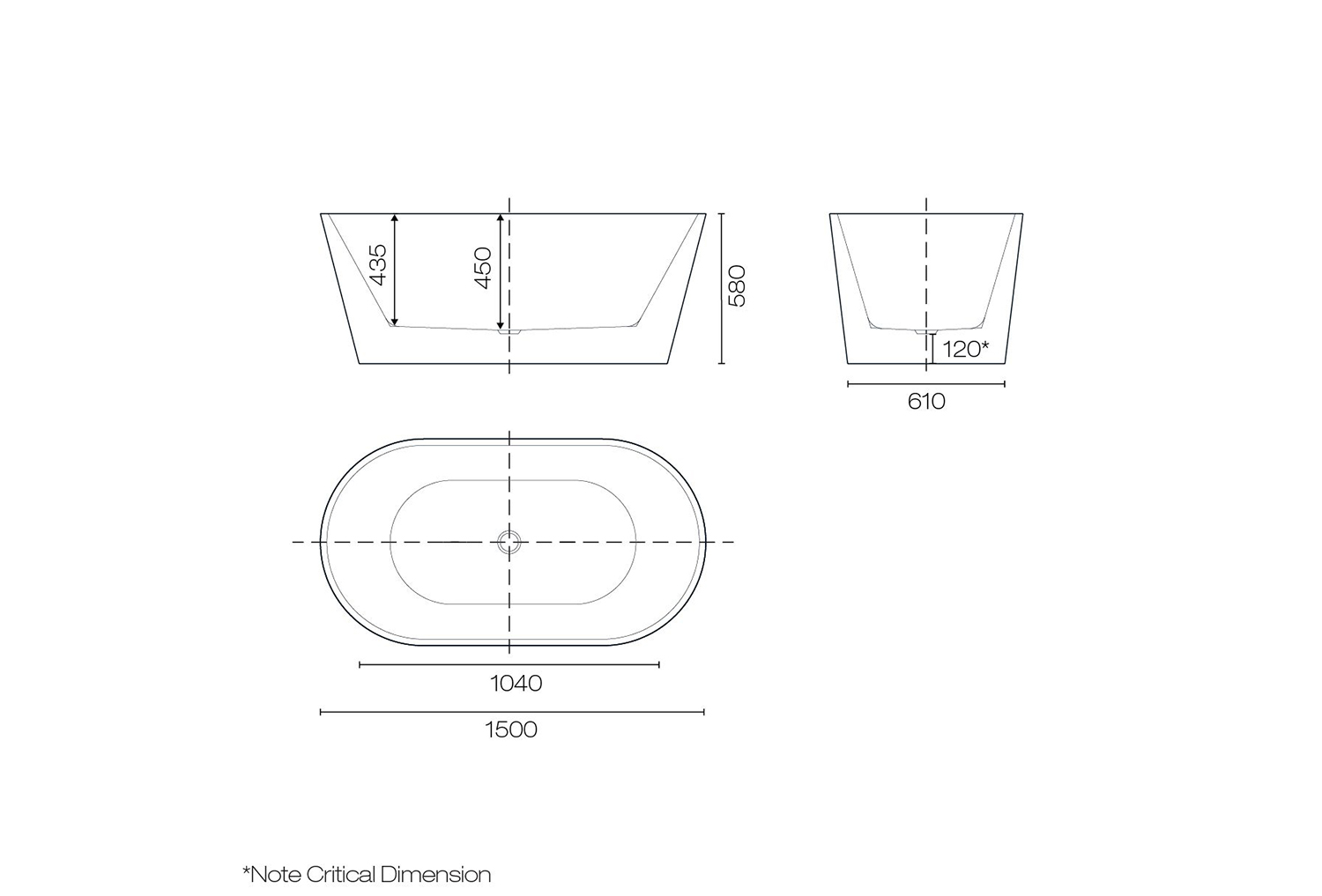 Tondo Freestanding Bath | Baths | Oakleys Bathroom Supplies
