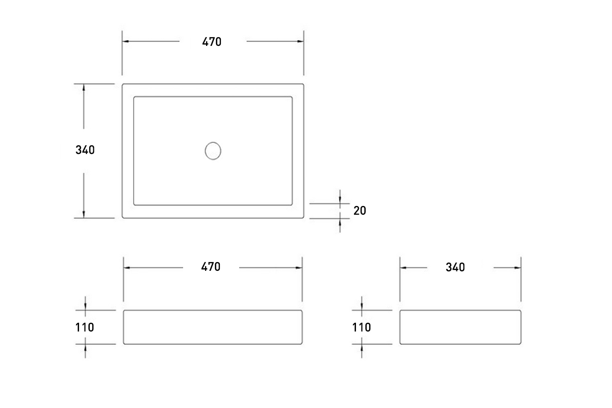 Bare Concrete Vessel Basin | Basins | Oakleys Bathroom Supplies