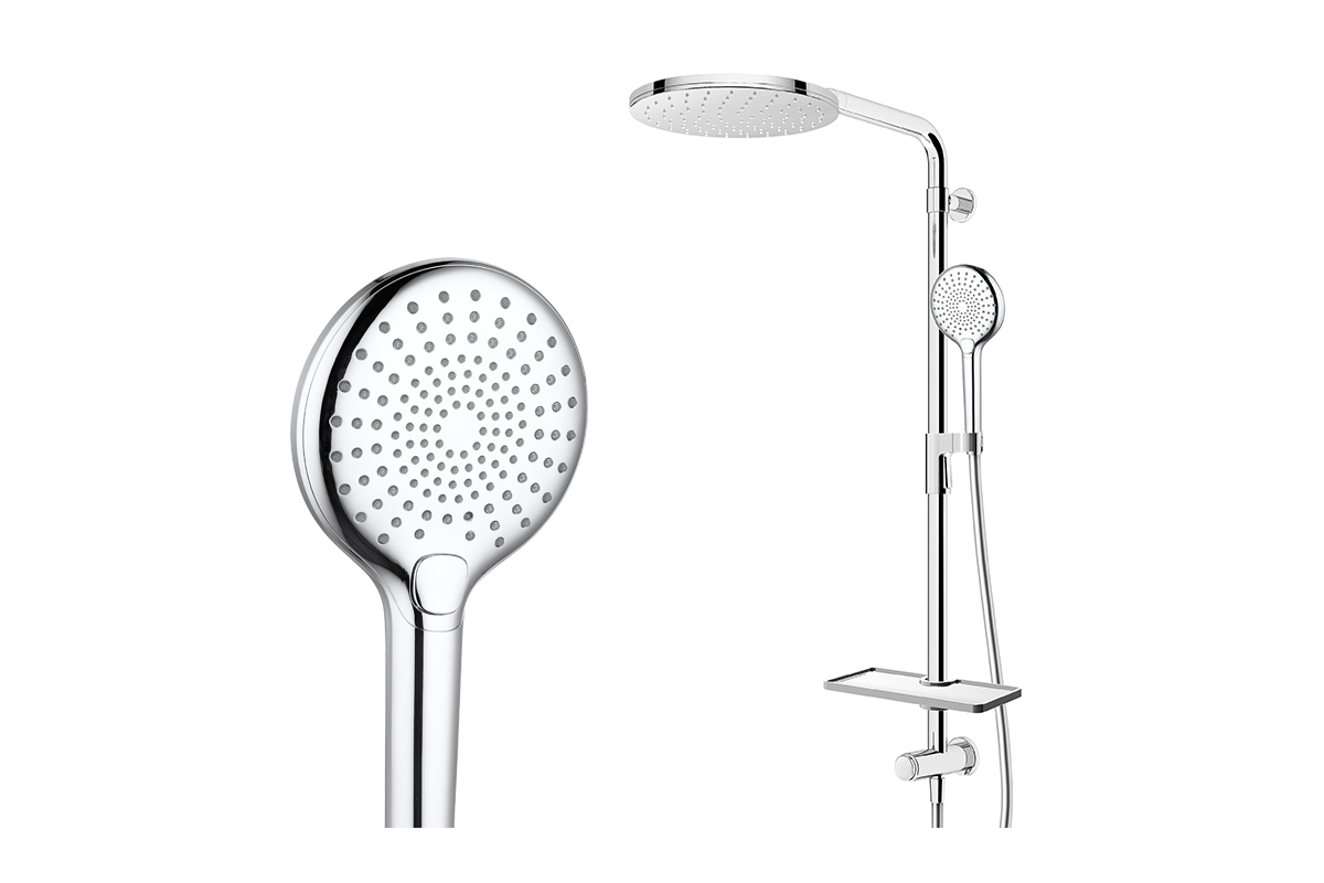 Splash Lux Column Shower 3 Function | Tapware | Oakleys Bathroom Supplies