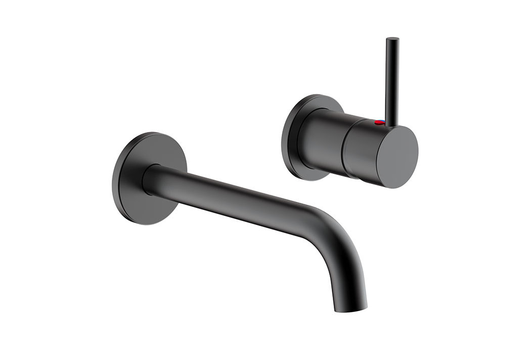 Uno Wall Mount Basin Mixer | Tapware | Oakleys Bathroom Supplies
