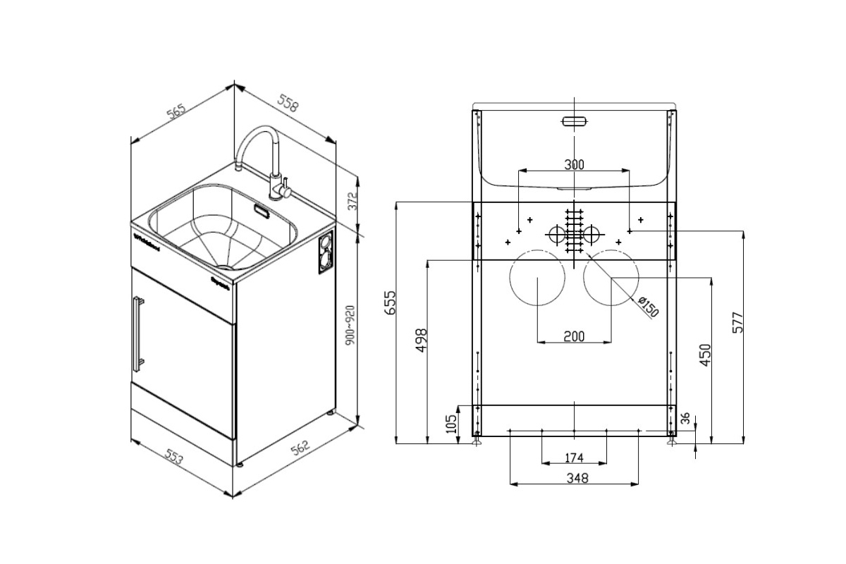 Supertub Classic Standard Sized With Storage Cupboard | Tubs | Oakleys ...